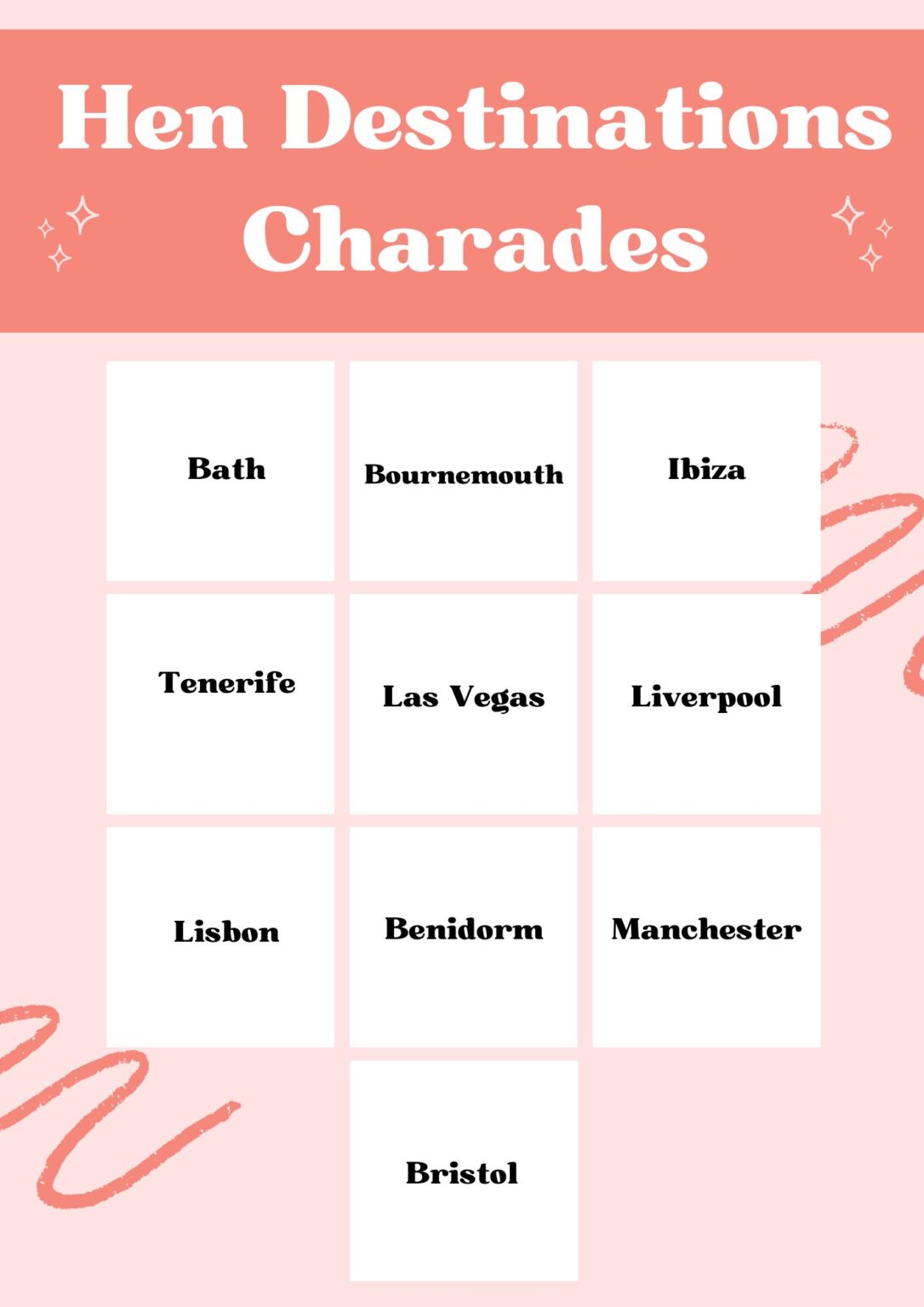 120 Hen Party Charades Ideas - GoHen Blog